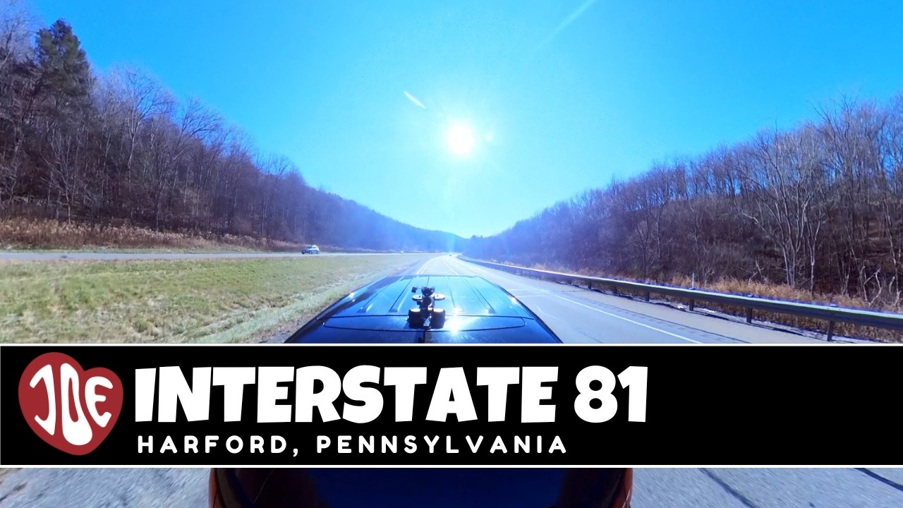 Interstate 81 | Harford, Pennsylvania - YouTube