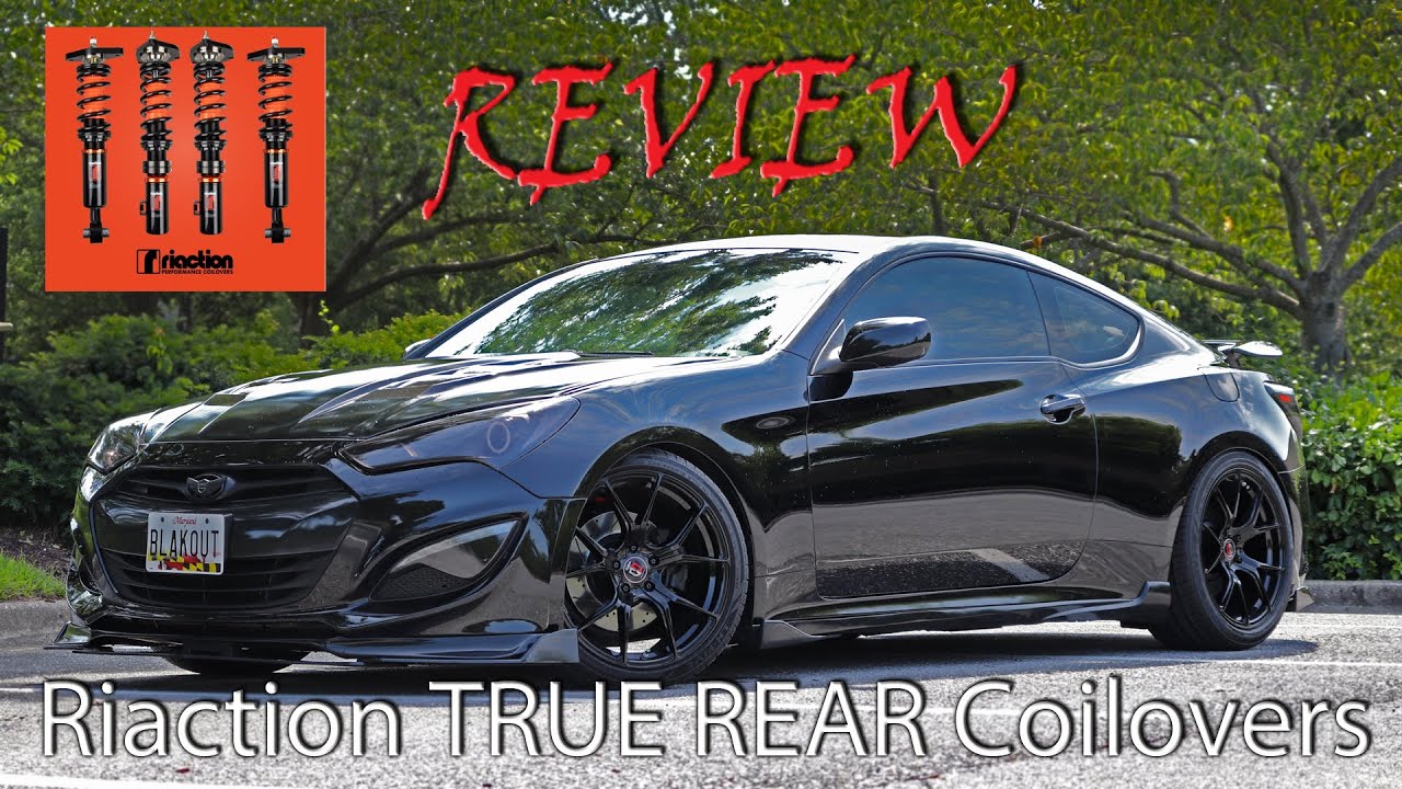 Riaction Coilover w/ True Rear Coilovers REVIEW - Genesis Coupe - YouTube