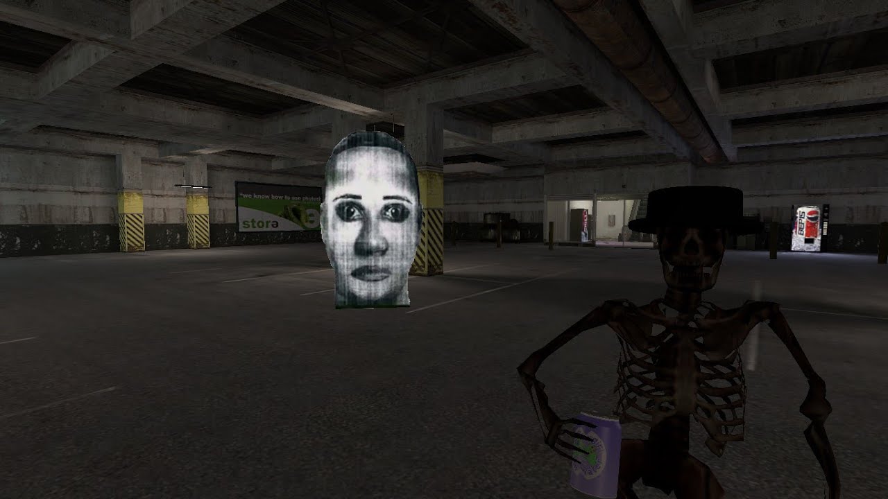 Escapando de la Selene Delgado en el Mall Parking en Gmod. - YouTube