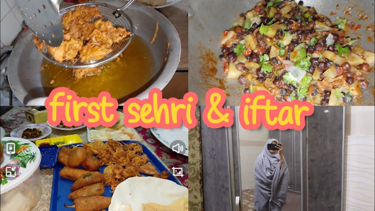Sheri to iftar vlog // Ramadan routine // first sehri & iftar 2024 // # ...