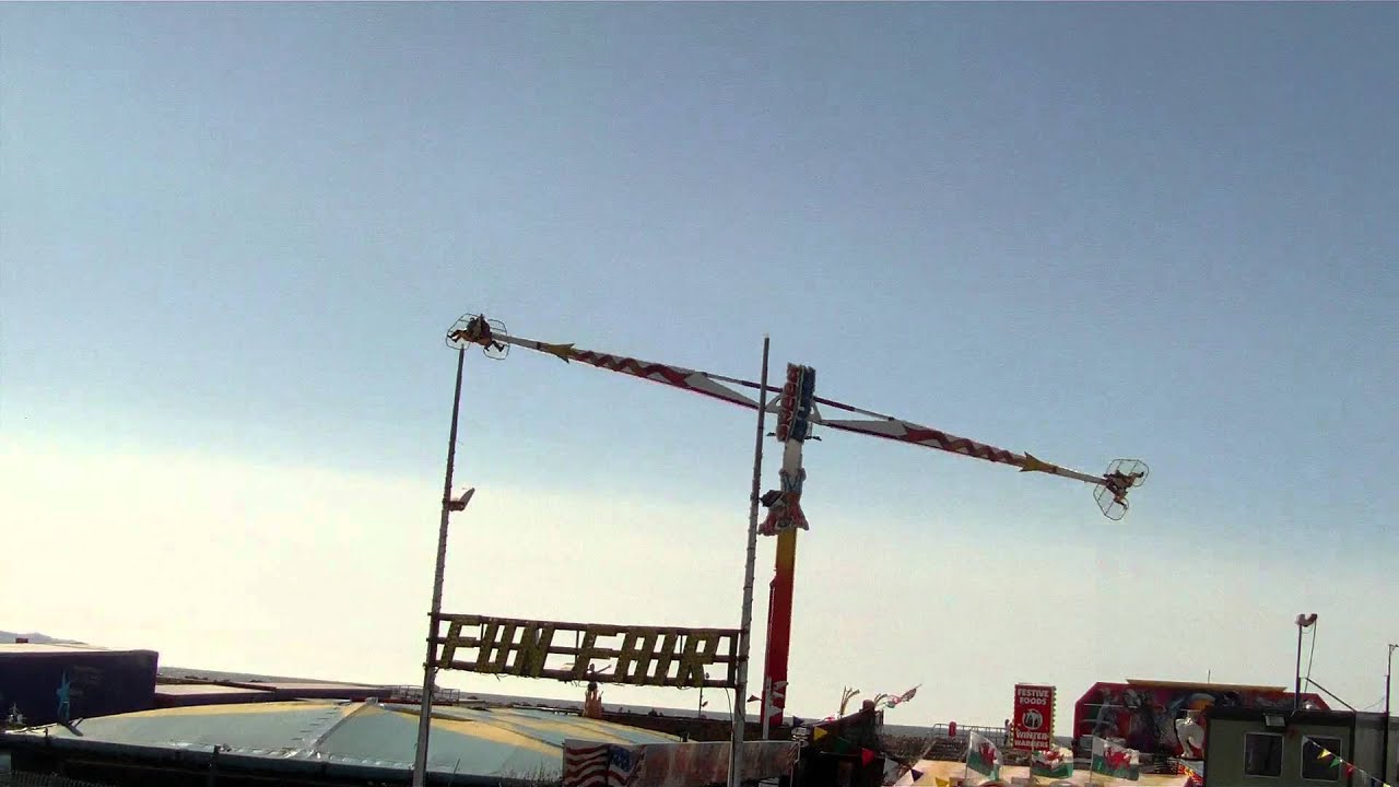 New Speed Buzz ride at Knightlys Funfair In Towyn - YouTube