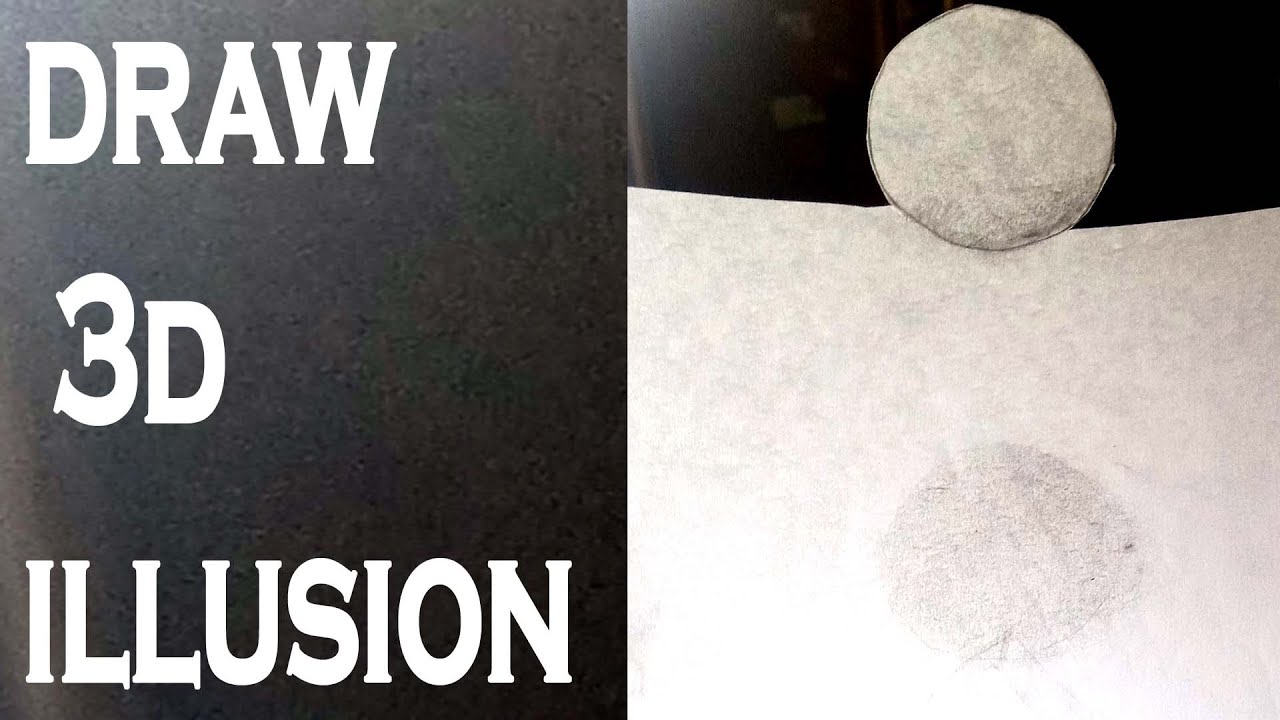 Draw easy 3D illusion with lead darwing - YouTube