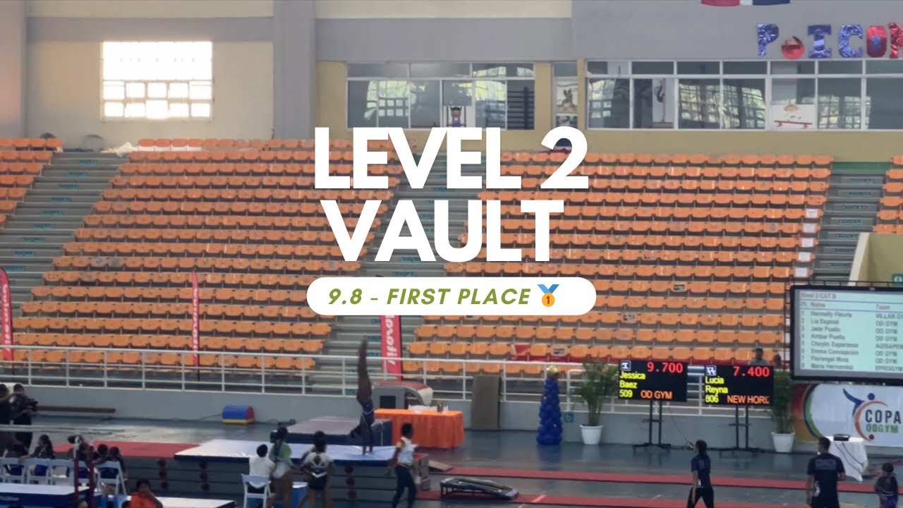 Level 2 Vault (9.8) 1st Place - Gymnastics Sisters - YouTube