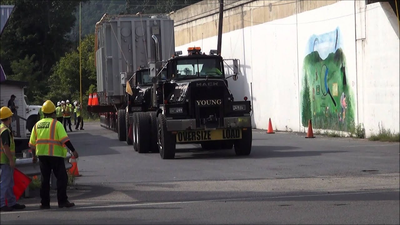 300 Ton TRANSFORMER MOVE in Duncannon, PA (Part 1) - YouTube