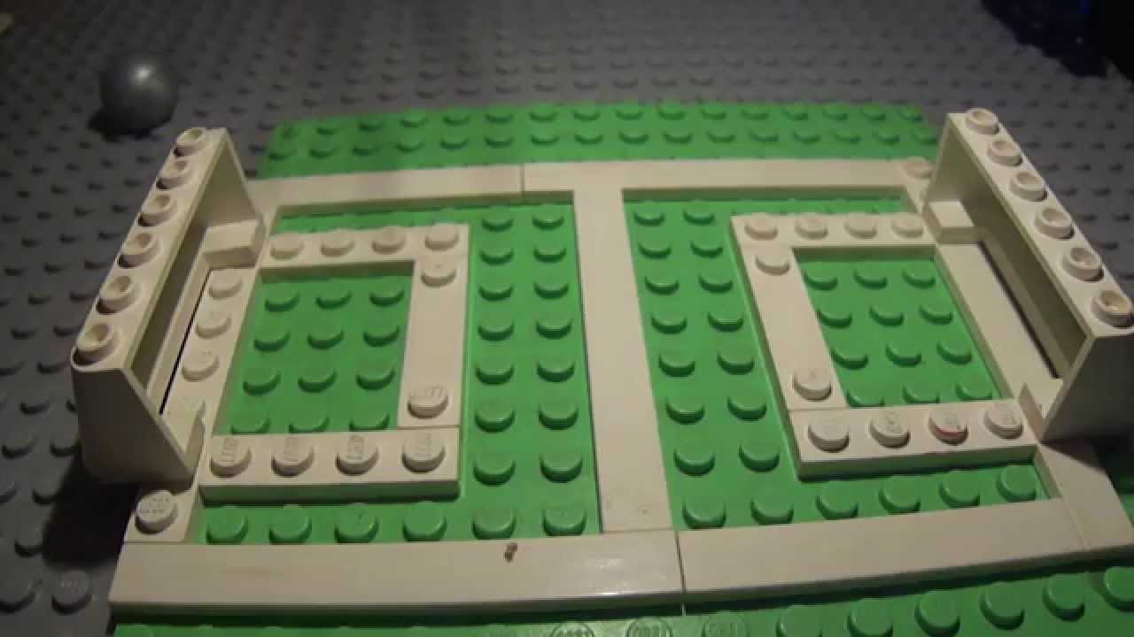 mini cancha de futbol lego tutorial - YouTube