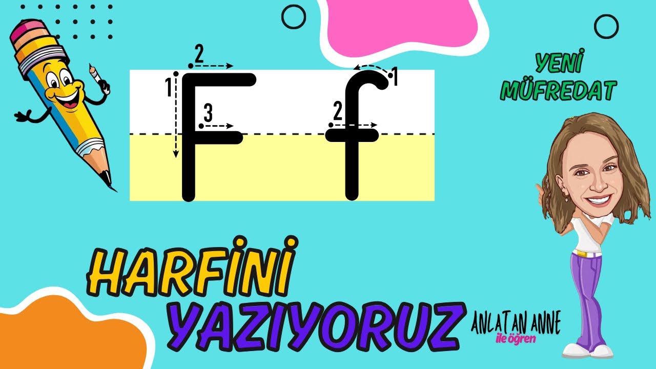 1. Sınıf “f-F” Harfinin Yazımı - F Sesini Hissetme (Yeni Müfredat) # ...