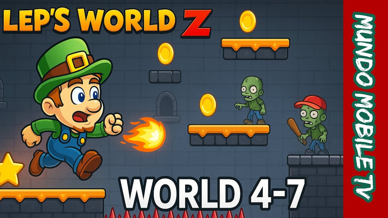 Lep's World Z - Monde 04-07 Gameplay Mobile 4K 60fps HD Android - YouTube