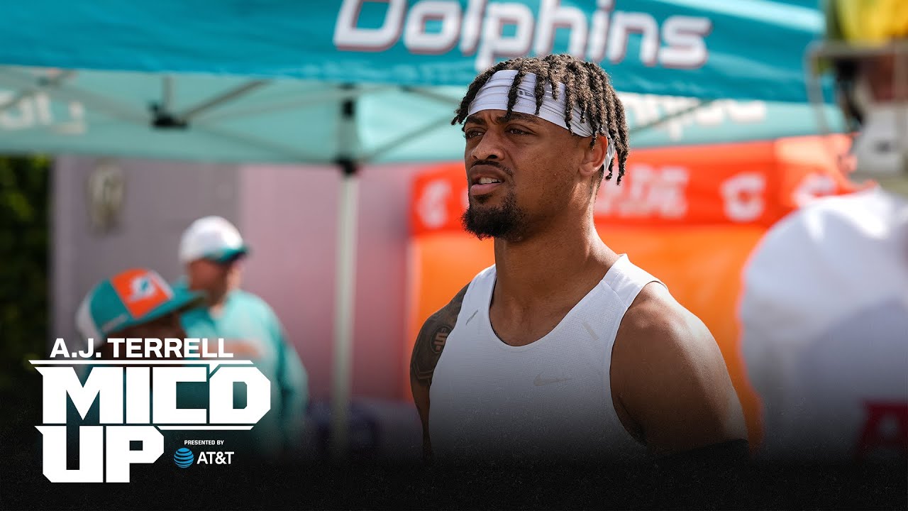 A.J. Terrell is Mic'd Up during joint practice with the Miami Dolphins | Atlanta Falcons | NFL ...