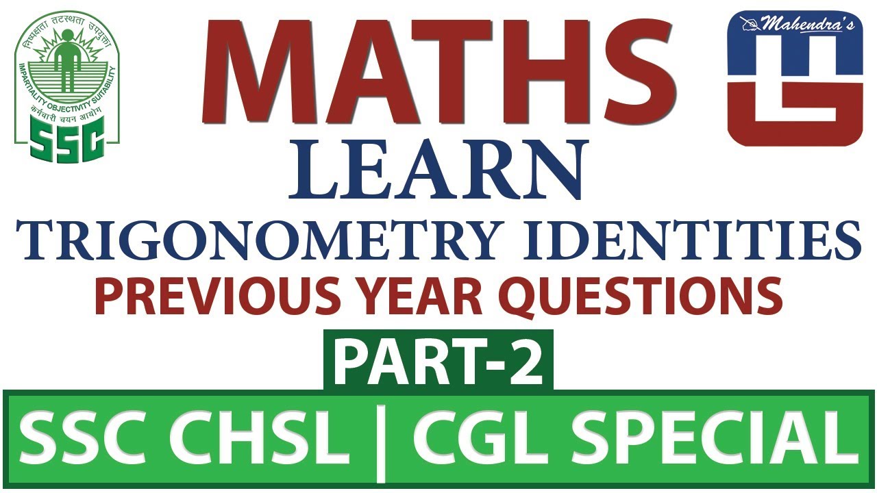 Learn Trigonometry Identities | Previous Year Questions | Part 2 ...