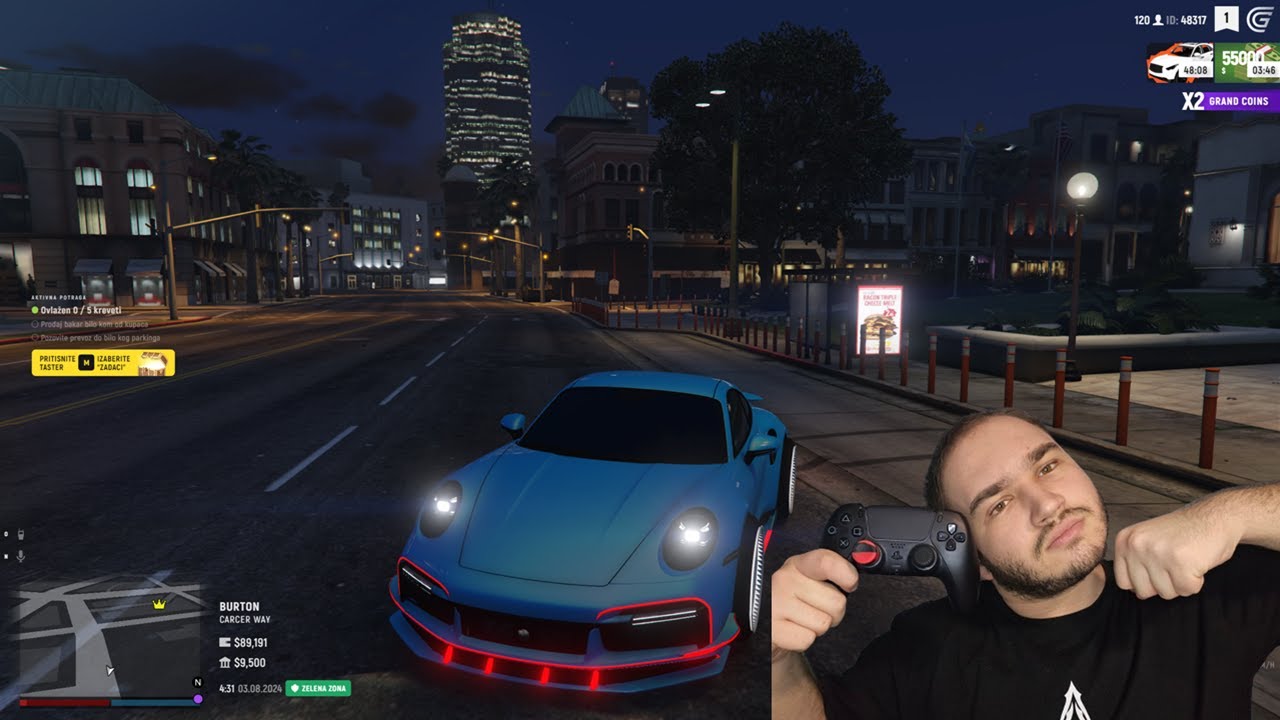 GTA V Balkan roleplay epizoda 4 *Iznajmio Porsche i postao farmer ...