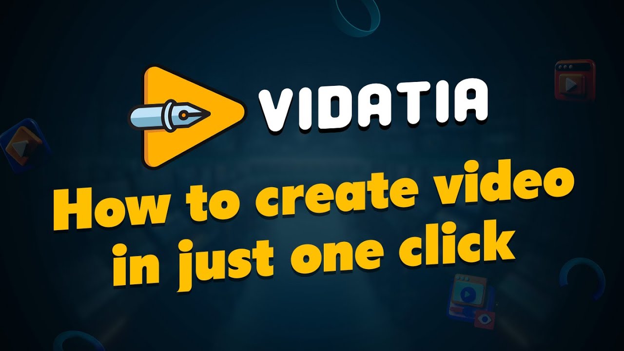 How to create video in just one click - YouTube