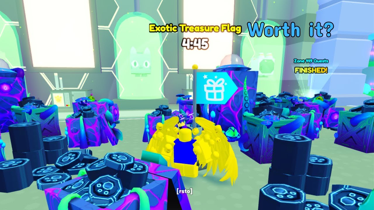 Does Exotic Treasure Flag worth it? - Pet Simulator 99 - YouTube