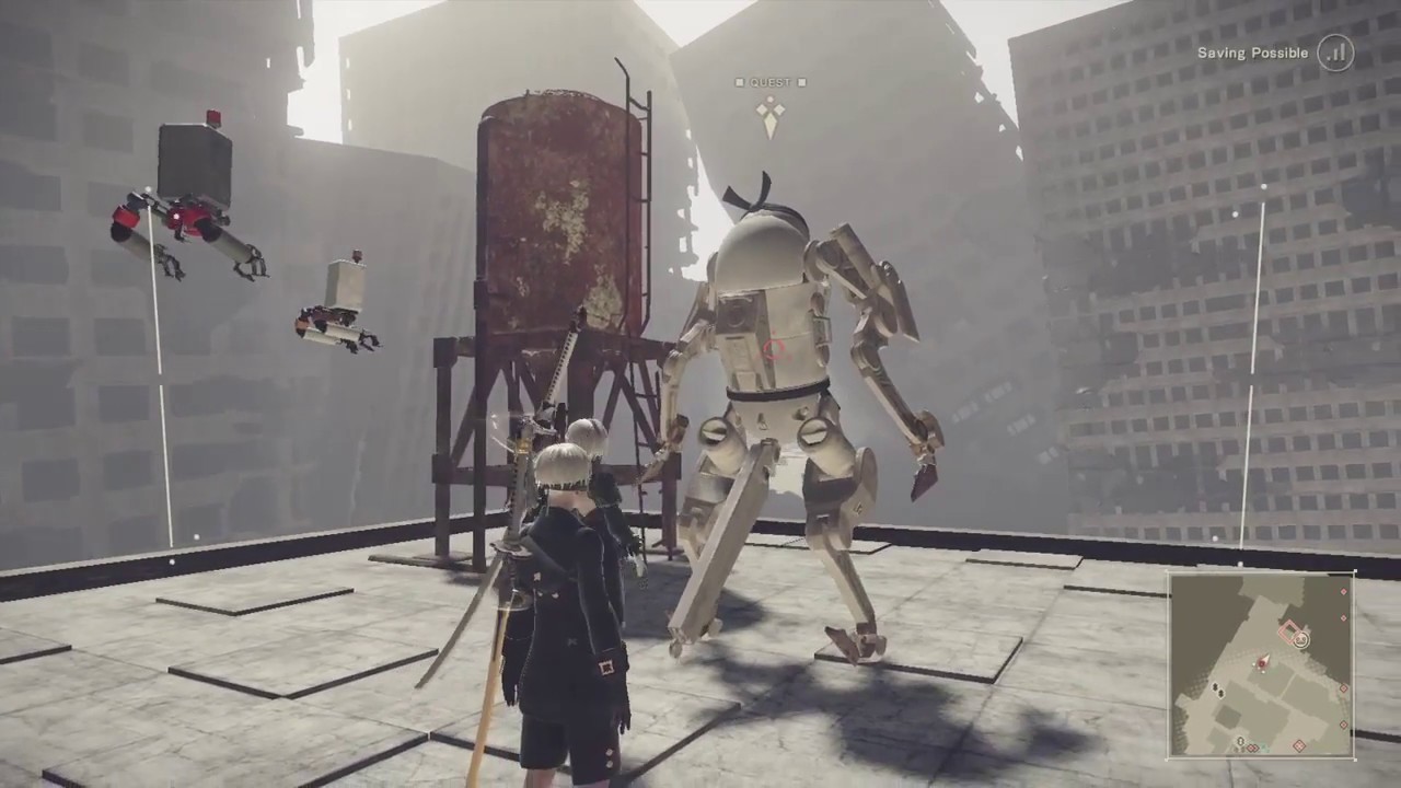 NieR:Automata Route A(2B): Chapter 7 - Emil's Shop/Side Quests-City ...