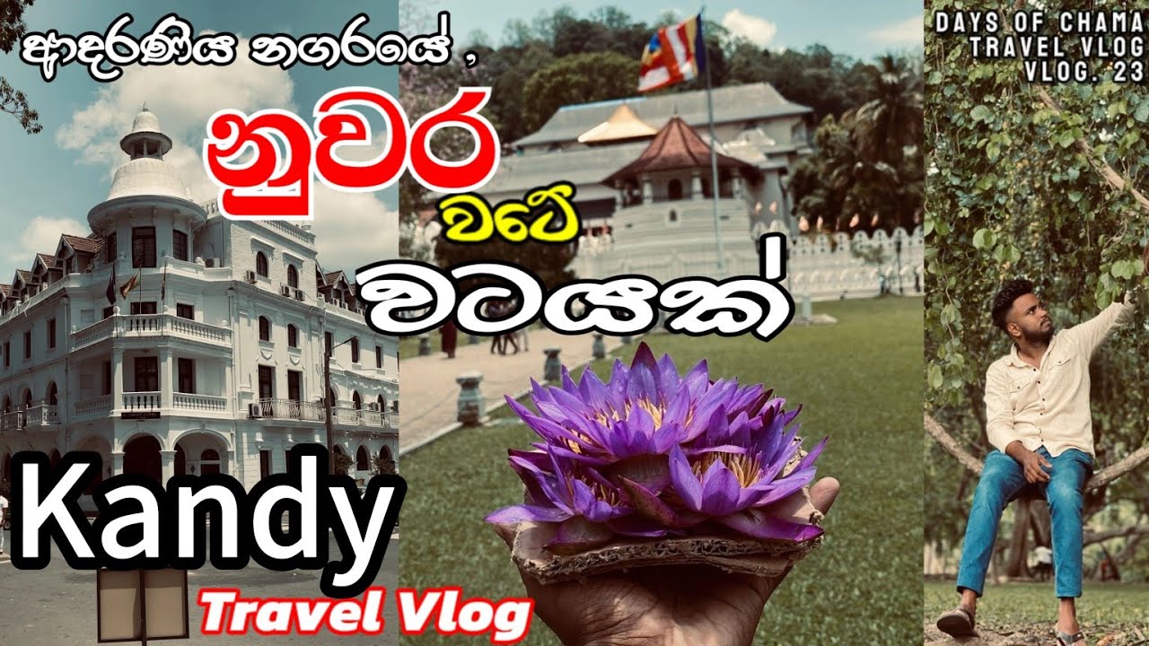 KANDY TRAVEL VLOG | මේ කාලෙට නුවර ලස්සන 😍 | Best places to visit in ...