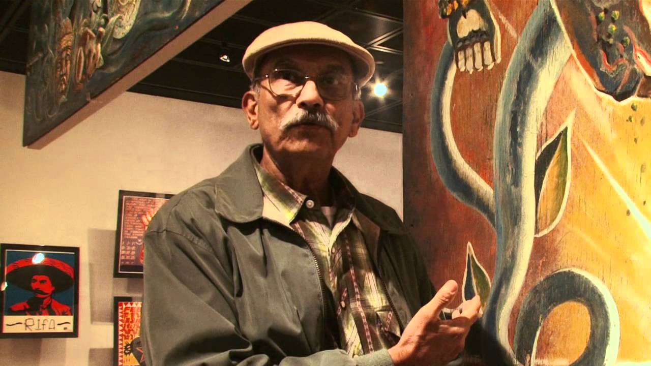 David Botello on the mural the Birth of Our Art.mov - YouTube