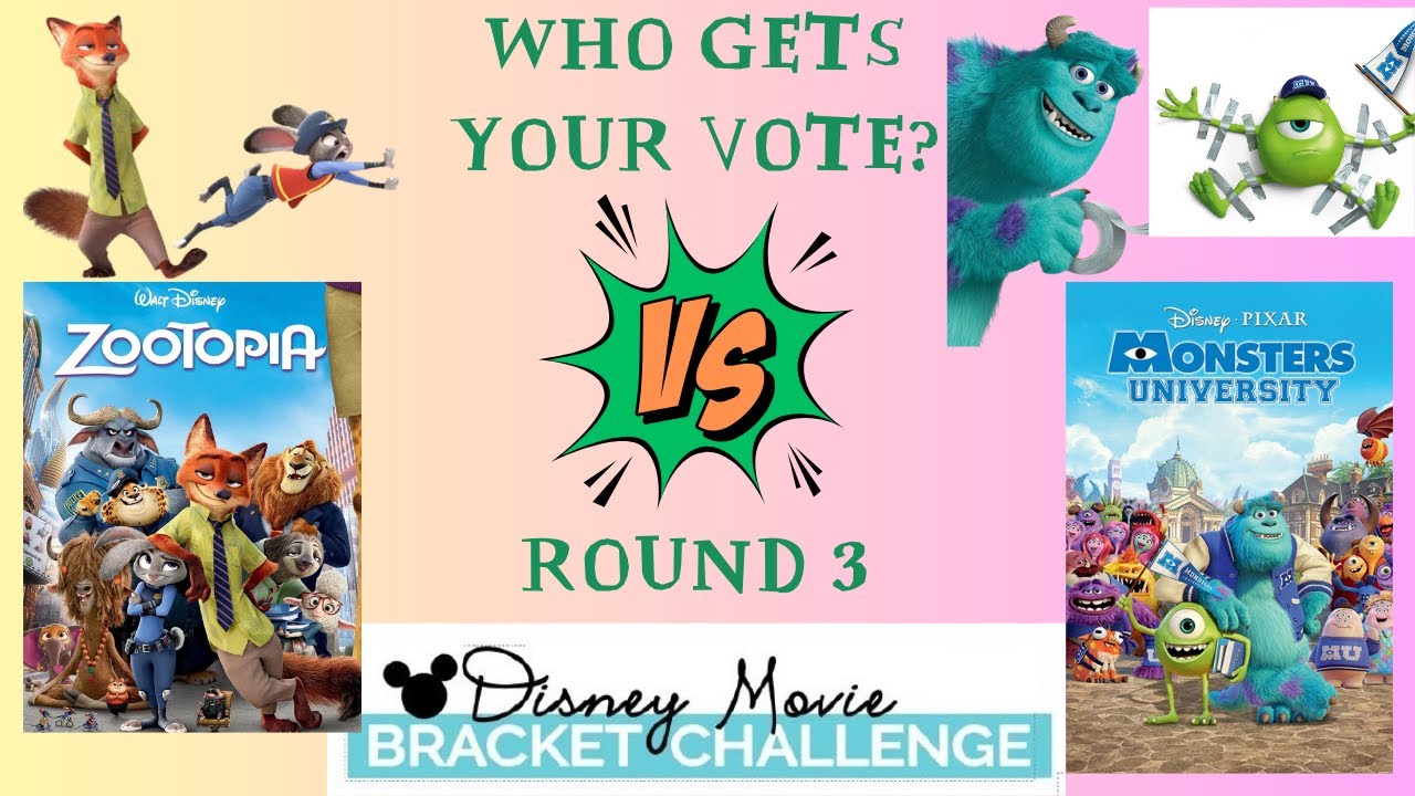 Monsters University vs. Zootopia: Which Disney World Reigns Supreme ...