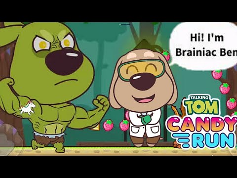 Talking Tom Candy Run Brainiac Ben Unlocked vs Roy Raccoon Shop ...