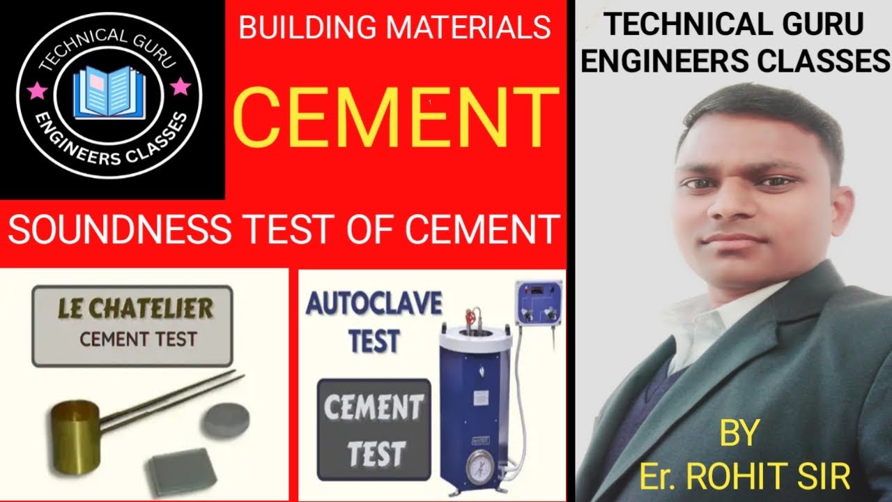 SOUNDNESS TEST OF CEMENT, LECTURE 04 - YouTube