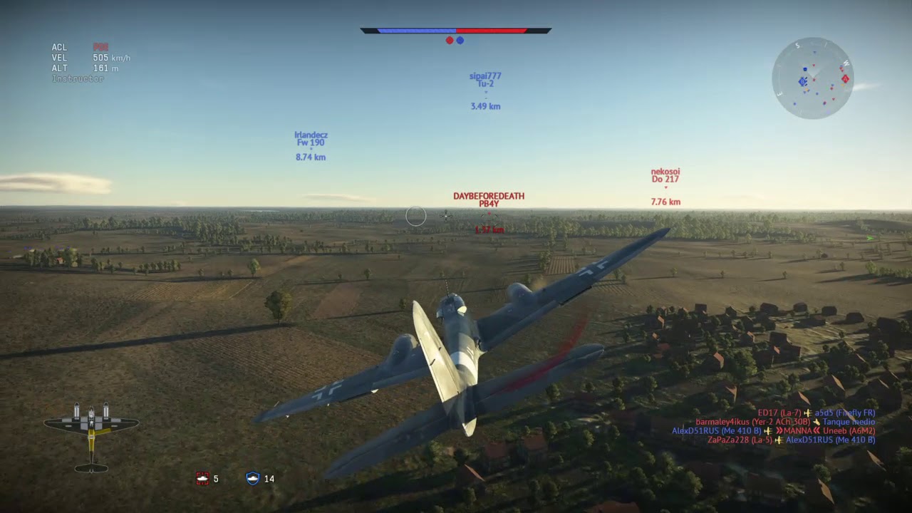 War Thunder double kill me410 - YouTube