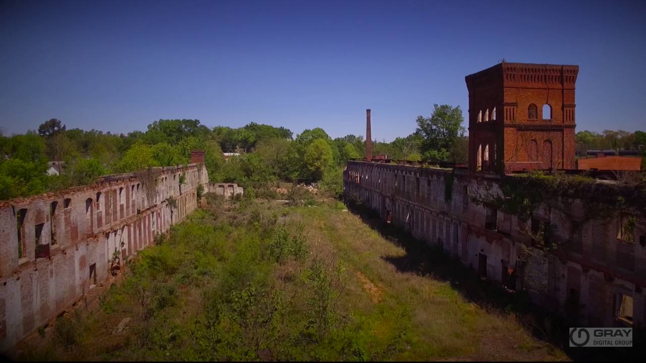 Old Abney Cotton Mill - Anderson, SC - Aerial Overview - YouTube