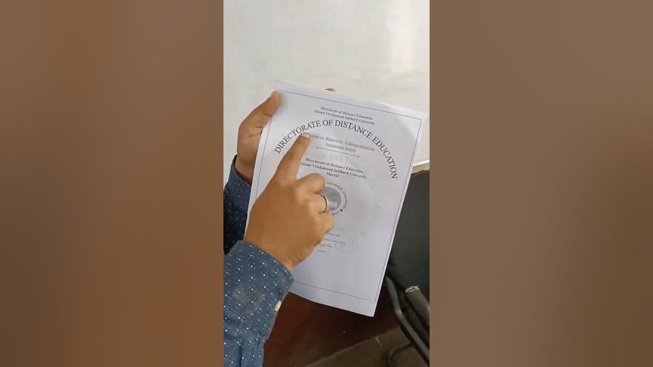 Subharti Assignment process by Mathur Sir - YouTube