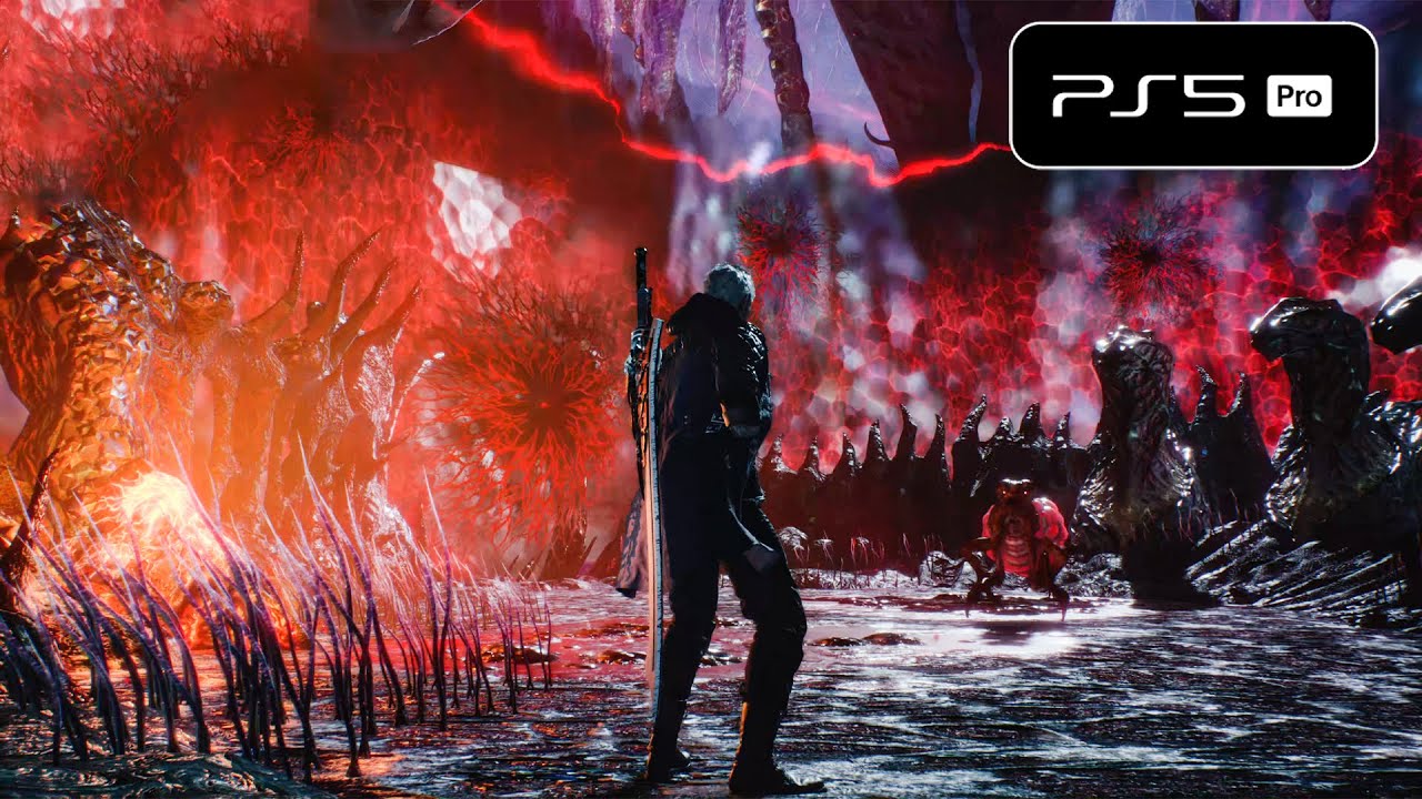 Devil May Cry 5 PS5 PRO Gameplay Ray Tracing Ultra Graphics 4K 60FPS ...