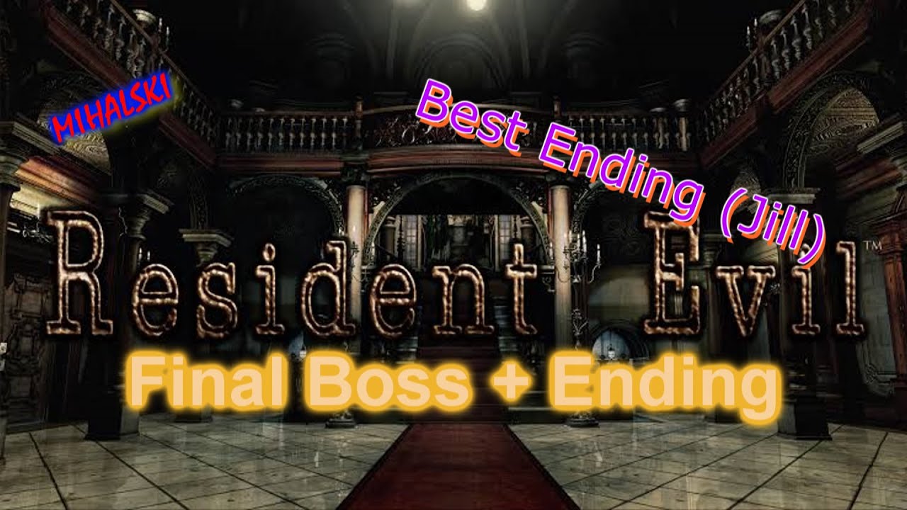 Resident Evil HD Remaster - Final Boss + Ending (Jill - Best Ending ...