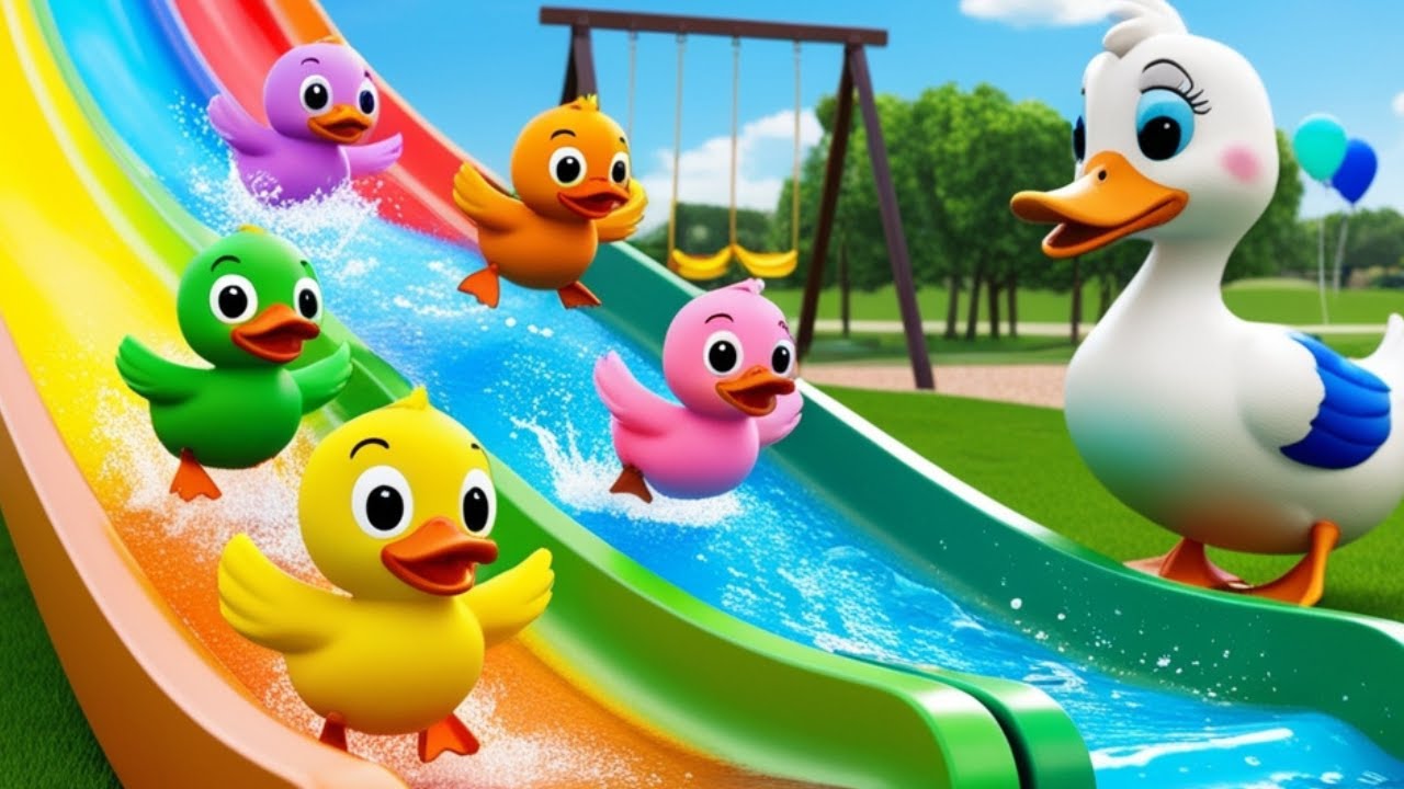 Little Ducks and the Big Slide | Fun Adventure Song for Kids | Kids ...