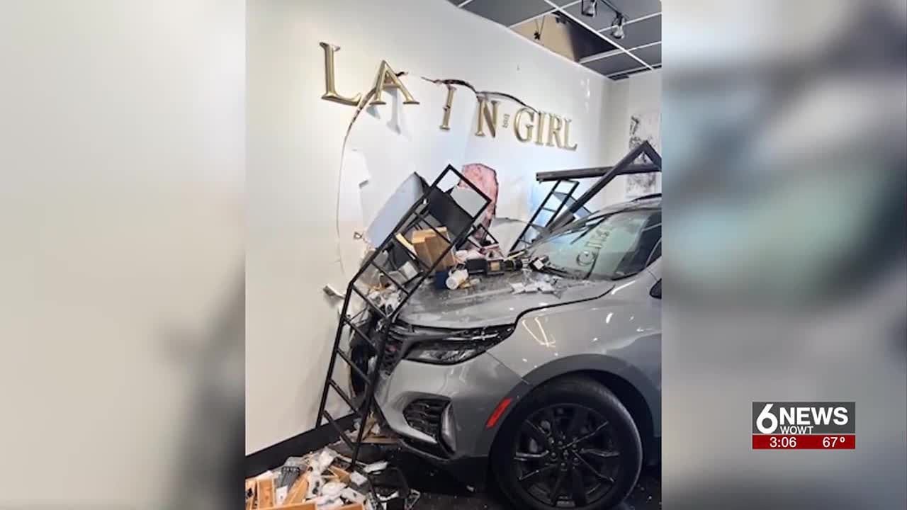 Omaha lash studio making repairs after car plowed through storefront ...