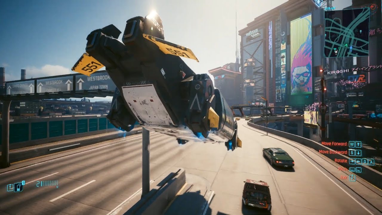 Flying Cars MOD Cyberpunk 2077 Patch 2.13 Installation Guide 2024 - YouTube
