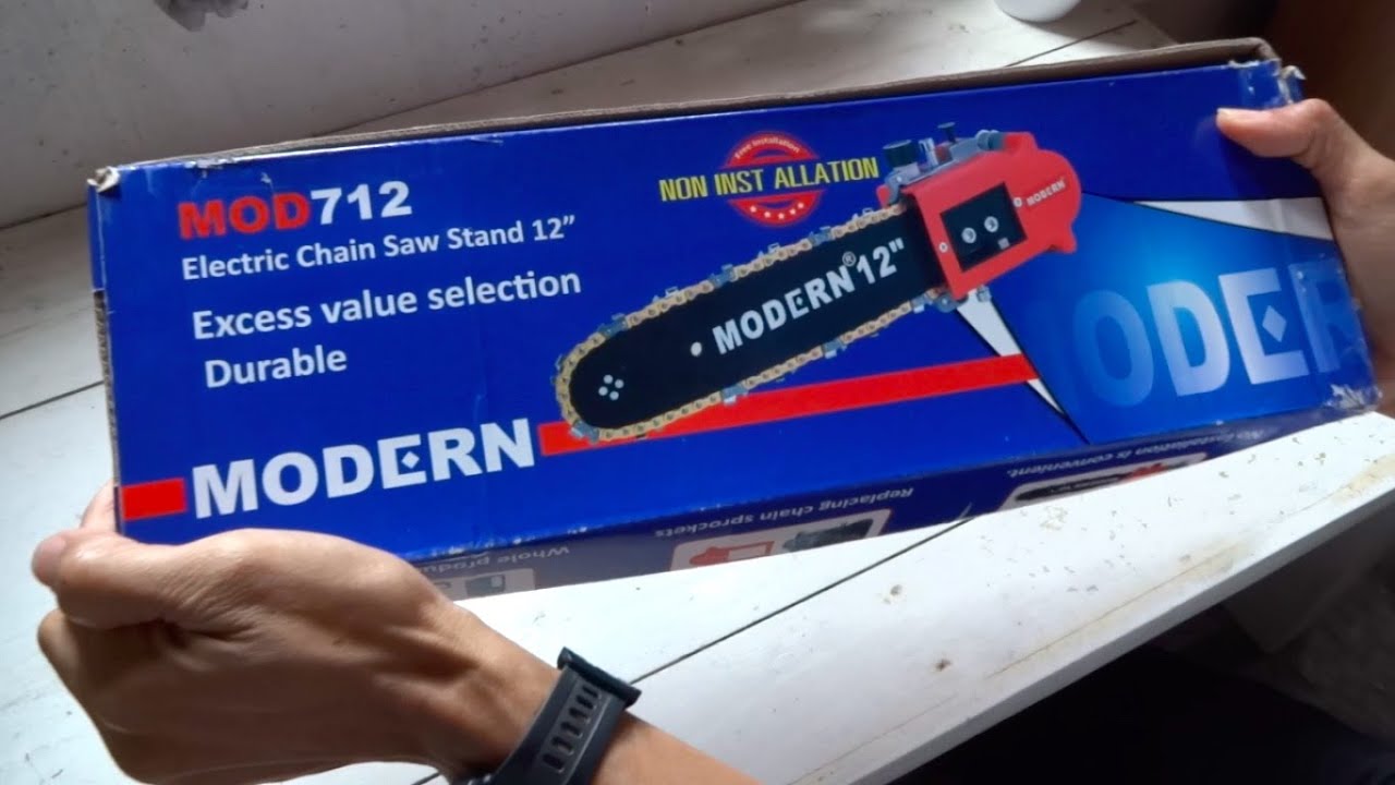 Merakit #ChainSaw Mini Adapter Merek Modern untuk Gerinda Tangan - YouTube