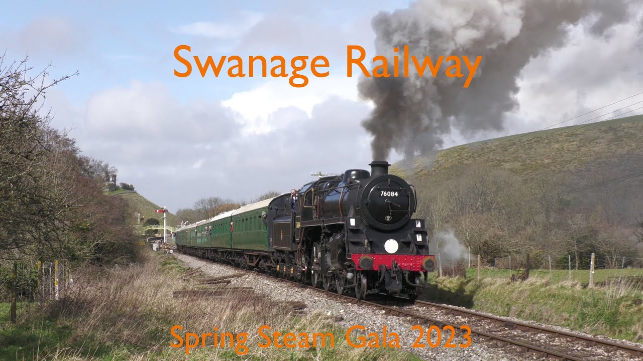 Swanage Railway Spring Steam Gala 2023 - YouTube