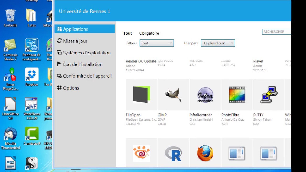 Utiliser le centre logiciel - YouTube