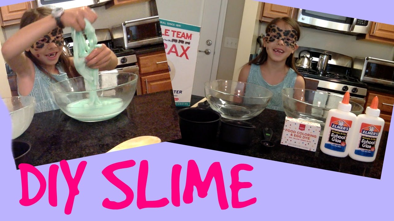 How to Make Slime with Borax and White Glue - YouTube