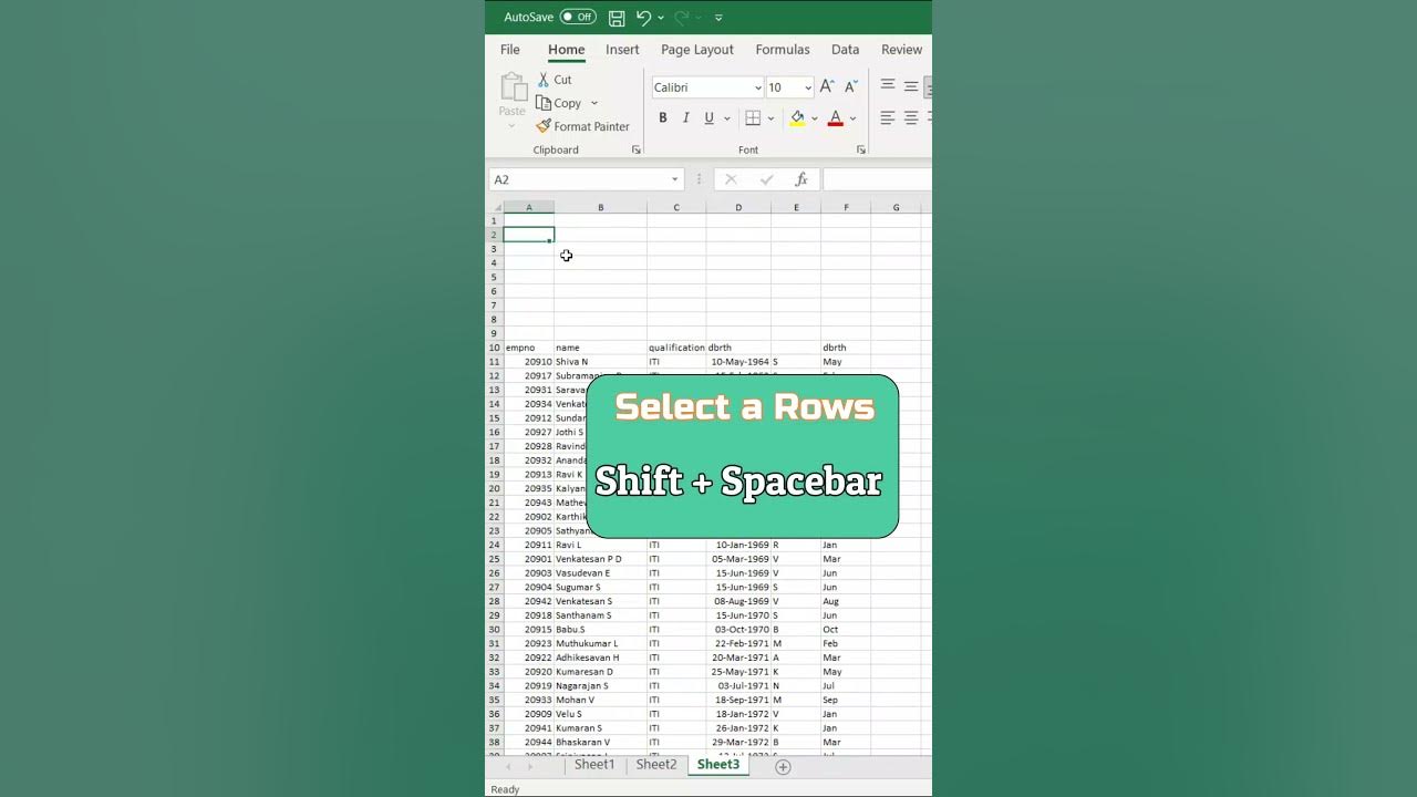 Microsoft Excel Shortcut Keys - Insert, Delete, Hide, Unhide Columns ...