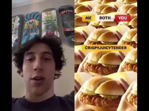 TikTok McDonald’s Meme CRISPY JUICY TENDER @sabashyt (TikTok archive)
