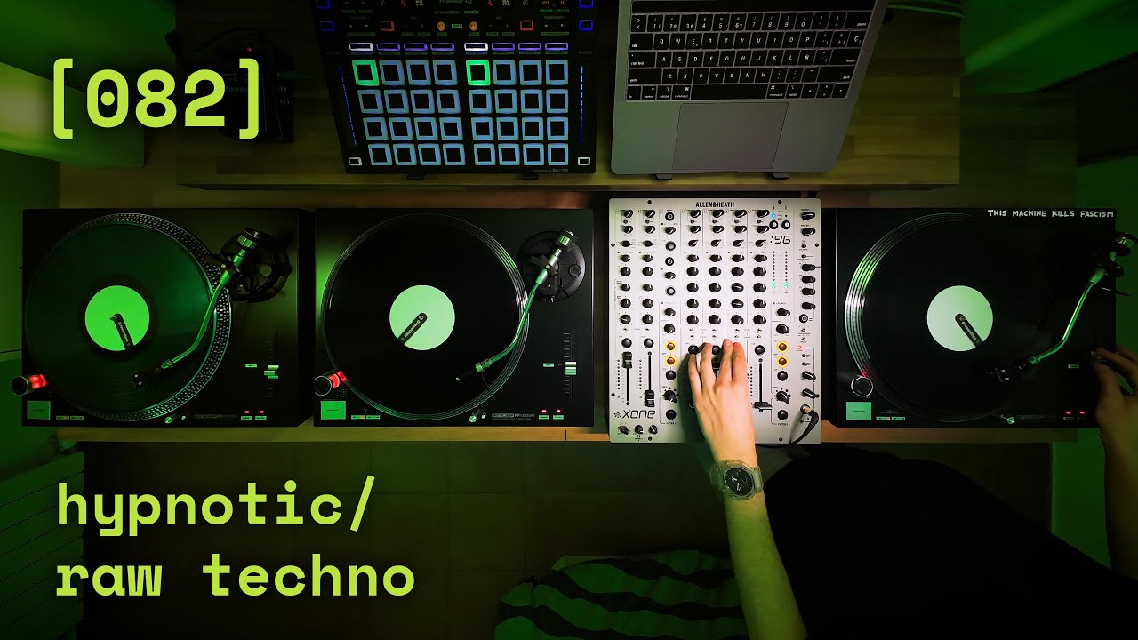 [082] hypnotic & raw techno - 3 decks - vinyl/timecode - YouTube