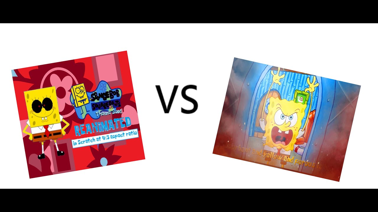 spongebob theme song remake halloween new vs old - YouTube