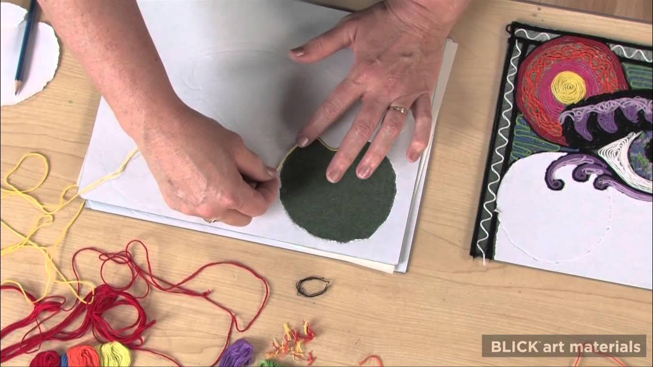 String Painting - Lesson Plan - YouTube