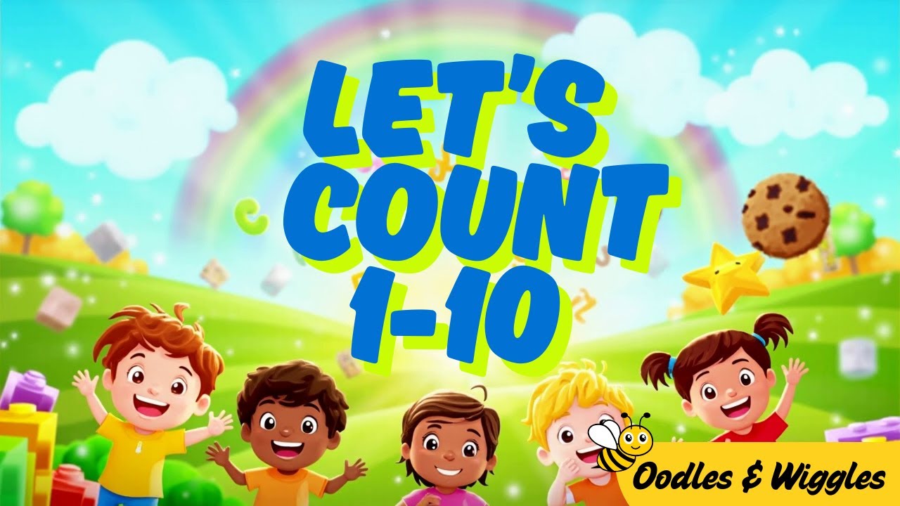 Let’s Count 1 to 10! | Fun Number Song for Toddlers | Learn to Count 1 ...