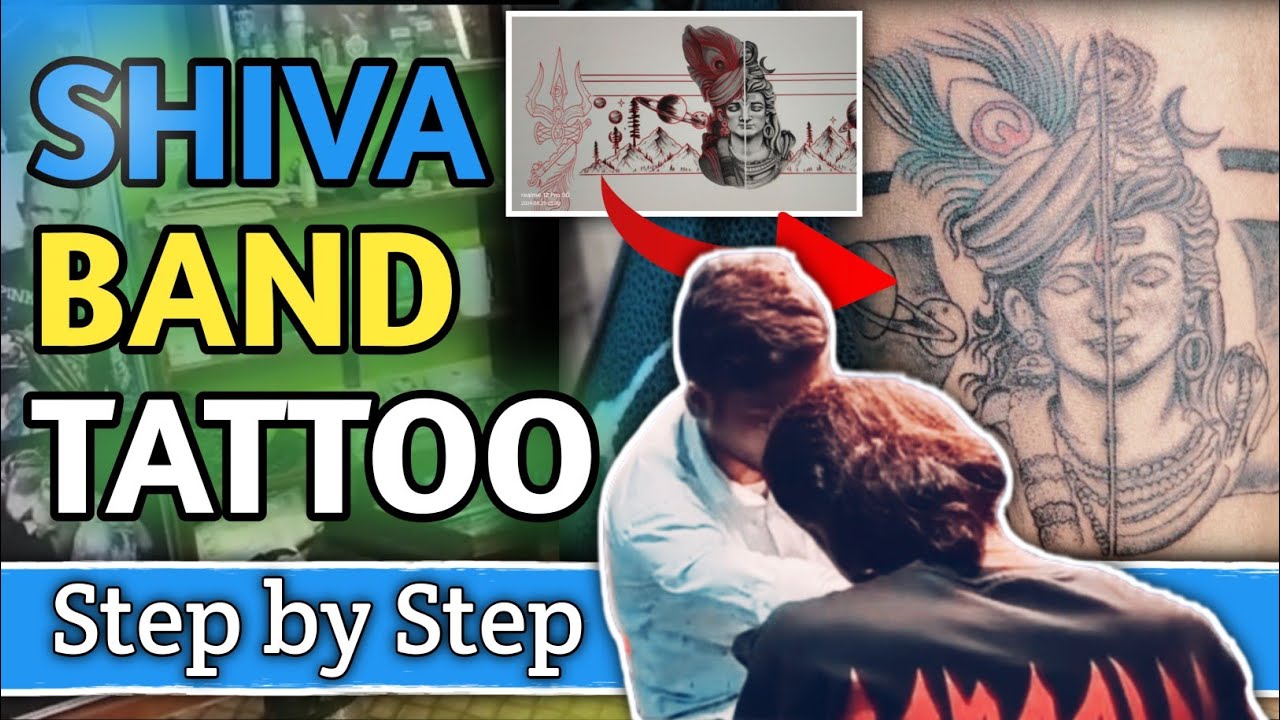 Shiva Band Tattoo design (Rocksteady Tattoo) Time lapse video - YouTube