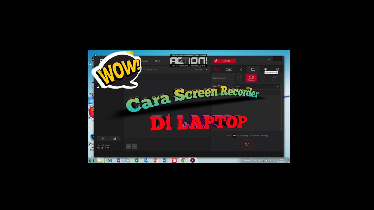 Cara Rekam Layar di PC atau Laptop - YouTube