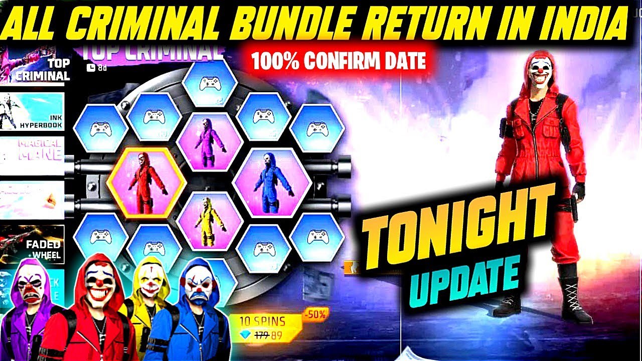 Blue Criminal Return Date 😍 | Tonight Update | Blue Criminal Bundle ...