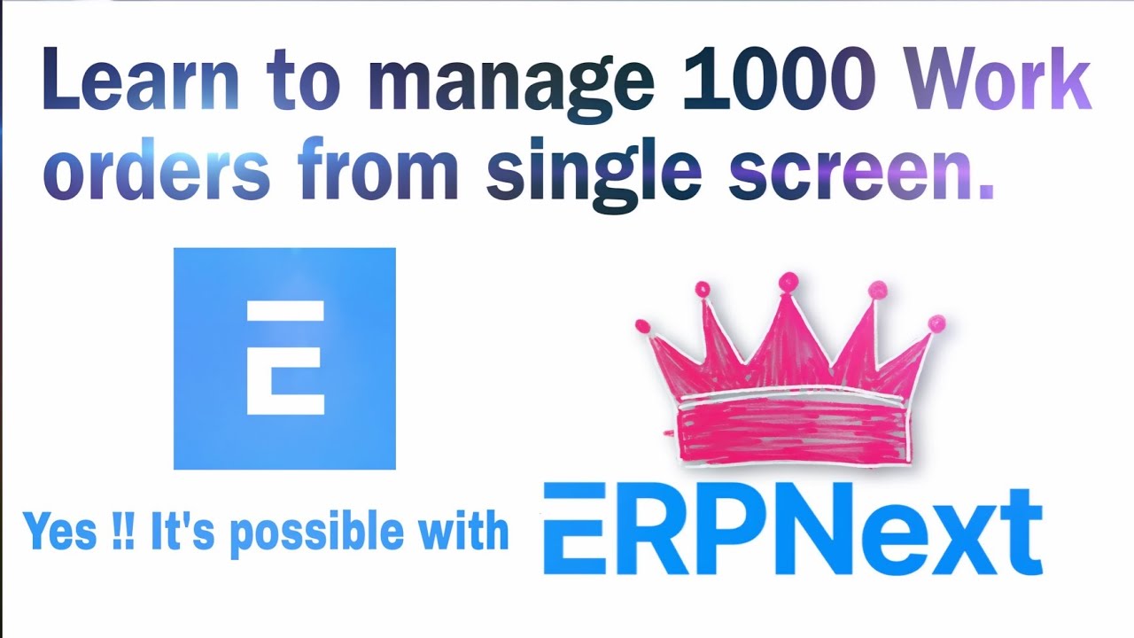 The Ultimate ERPNext | Make Manufacturing Easy | Manufacturing ...