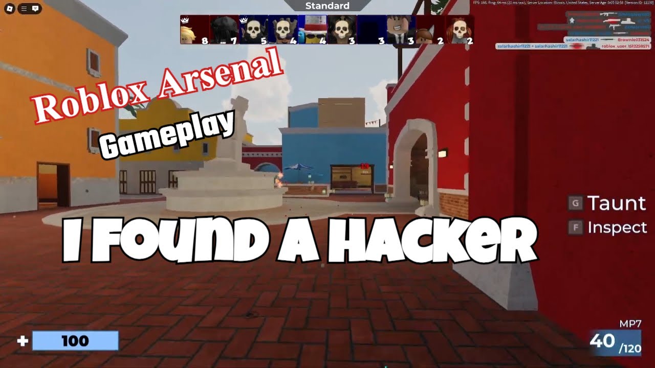 Roblox Arsenal Gameplay (found Hacker!) - YouTube