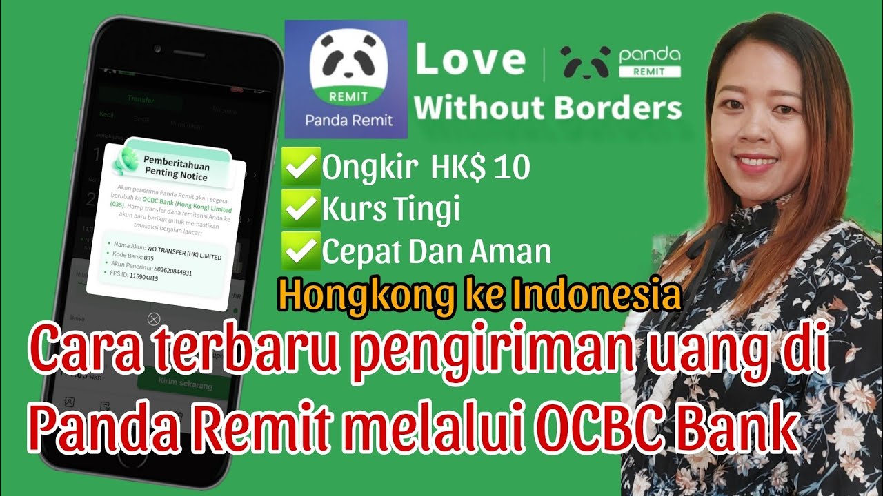 Cara terbaru tranfer uang dipanda remit menggunakan OCBC Bank # ...