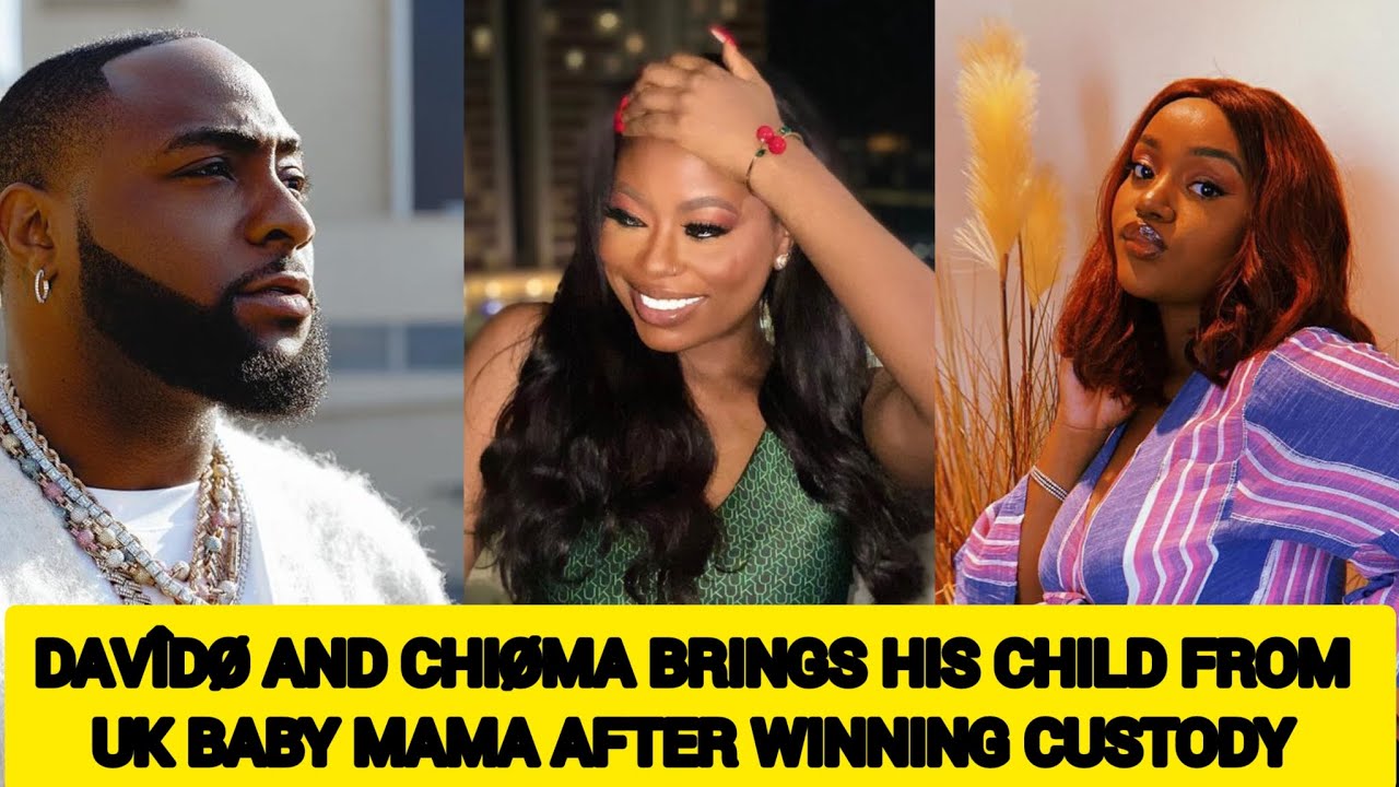 DAVÎDØ AND CHIØMA BRINGS UK BABY MAMA CHILD TO ADELEKE HOUSE - YouTube