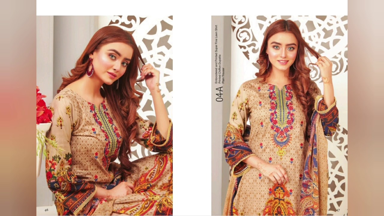 RUQAYYAH'S Super Fine Printed Embroidered Lawn Collection 2020 Designer ...