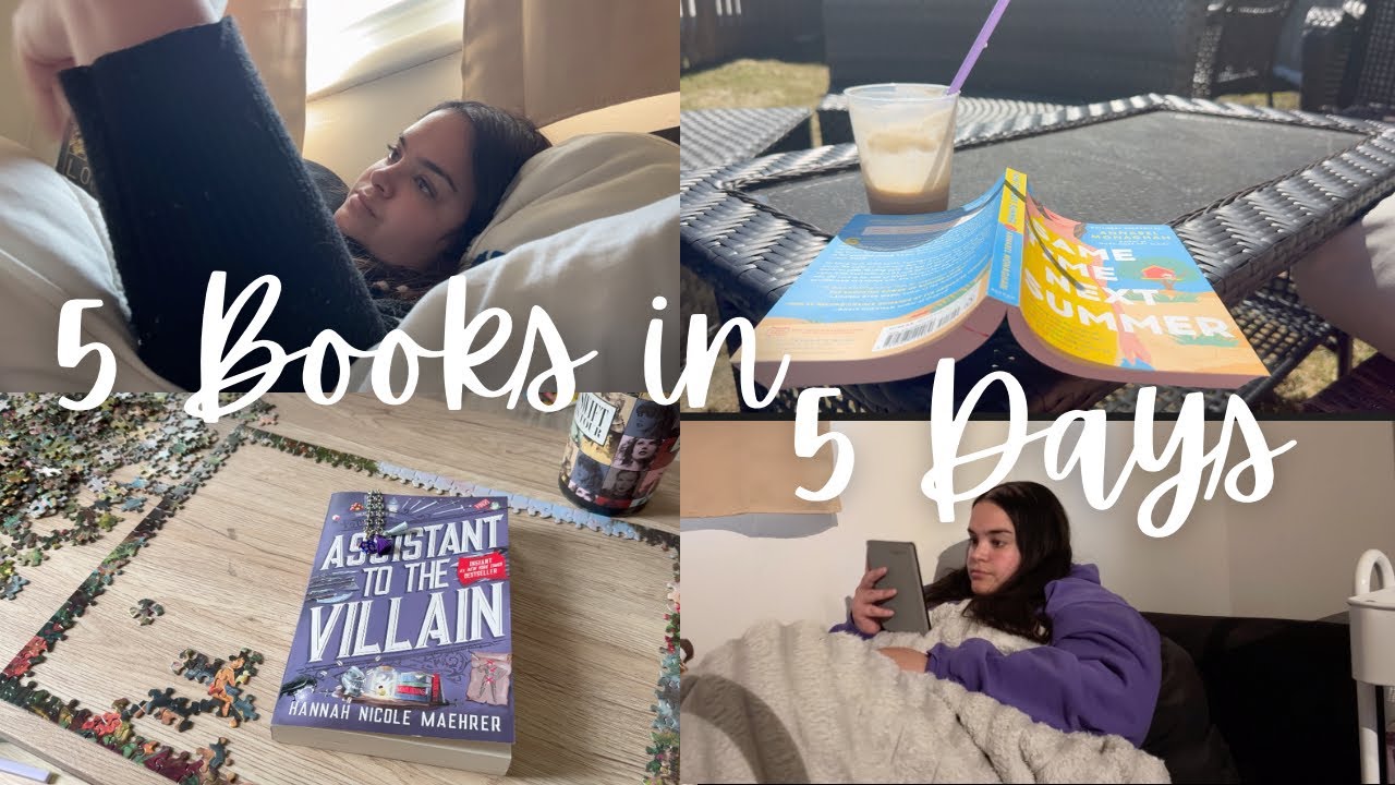 Reading 5 Books in 5 Days 📖 - YouTube