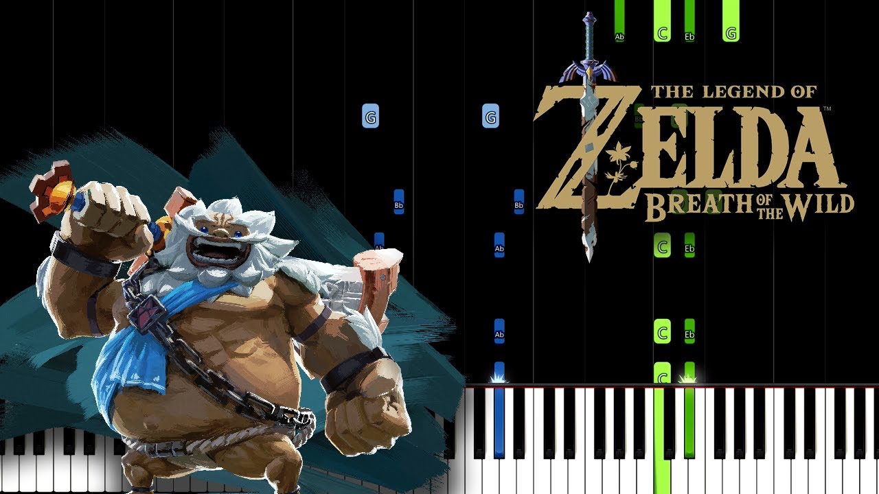 Daruk's Theme - The Legend of Zelda: Breath of the Wild (Piano Tutorial ...